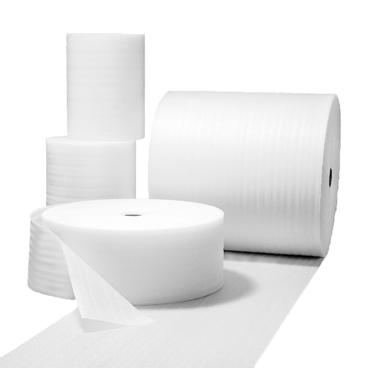 Foam 1500mm x 2.5mm x 120m (5x300mm) - Hub Packaging